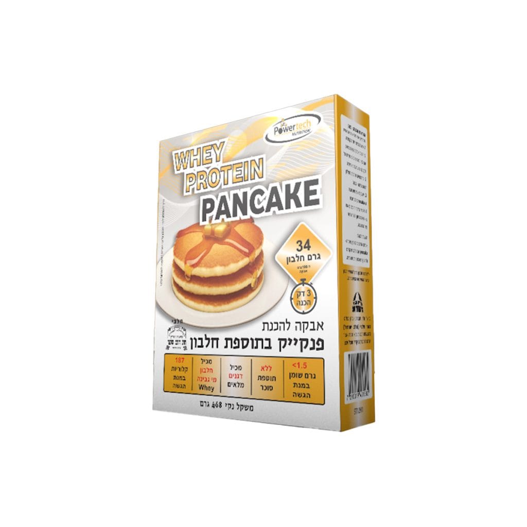 POWER-TECH PANCAKES | אבקה להכנת פנקייק חלבון בטעם וניל פאוור-טק 460 ...